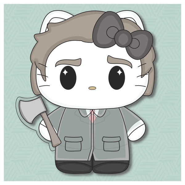 Patrick Bateman Kitty Cookie Cutter - Sweetleigh