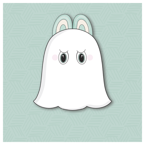 Kawaii Labubu Ghost Cookie Cutter - Sweetleigh