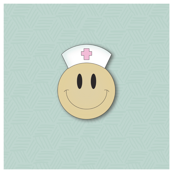Nurse Smiley Cookie Cutter - Sweetleigh