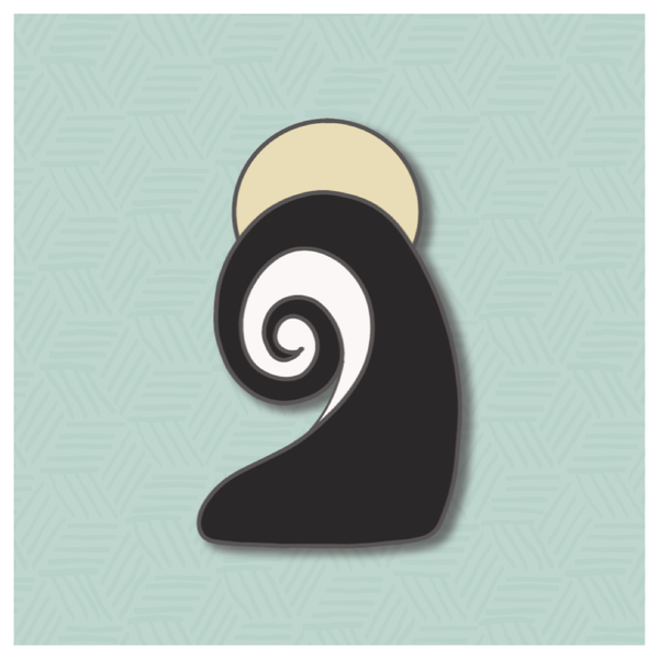 Nightmare Before Christmas Spiral Hill "Tall" Cookie Cutter - Sweetleigh