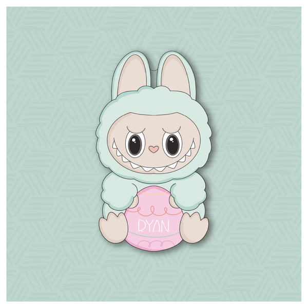 Easter Have A Seat Labubu Cookie Cutter - Sweetleigh