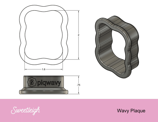 Wavy Plaque - Sweetleigh