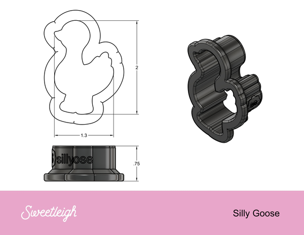 Silly Goose Cookie Cutter - Sweetleigh