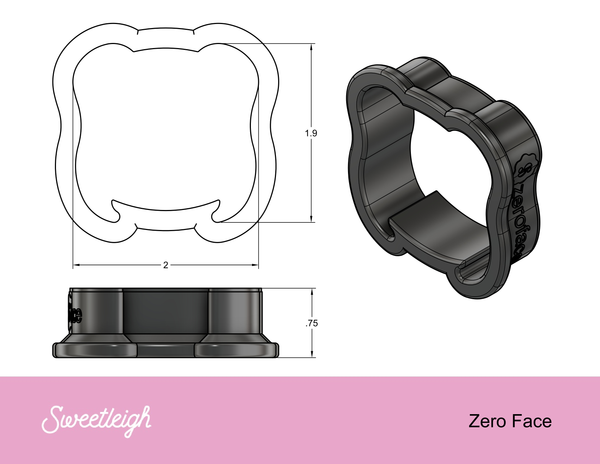 Zero Face Cookie Cutter - Sweetleigh