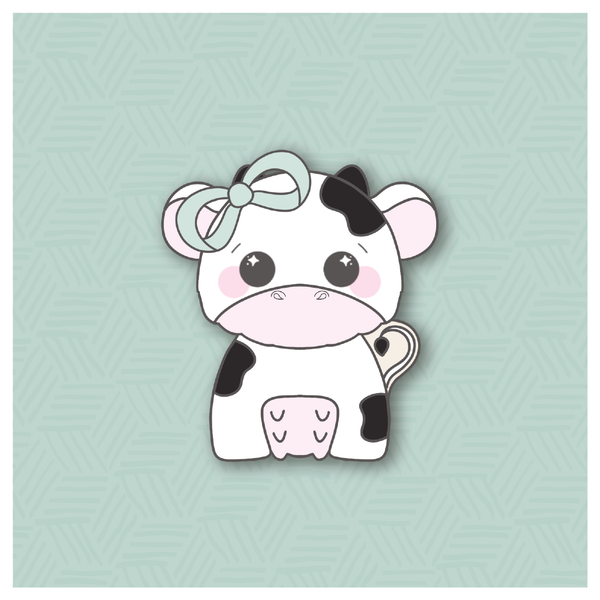 Girly Cow Cookie Cutter - Sweetleigh