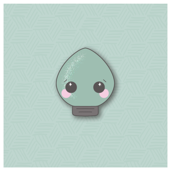 Chibi Christmas Lightbulb Cookie Cutter - Sweetleigh