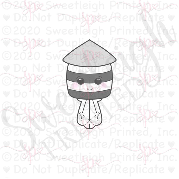 Chubby Firecracker Cookie Cutter - Sweetleigh