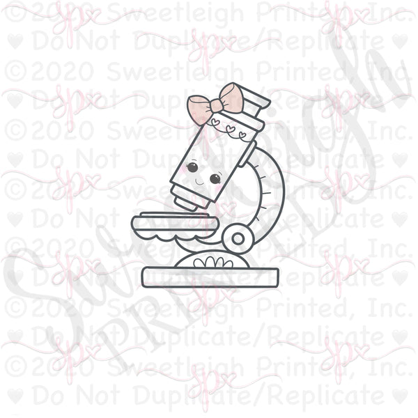 Girly Microscope Cookie Cutter - Sweetleigh