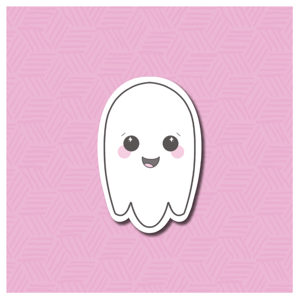 Spooky Cute Ghost Digital Sticker File - Sweetleigh